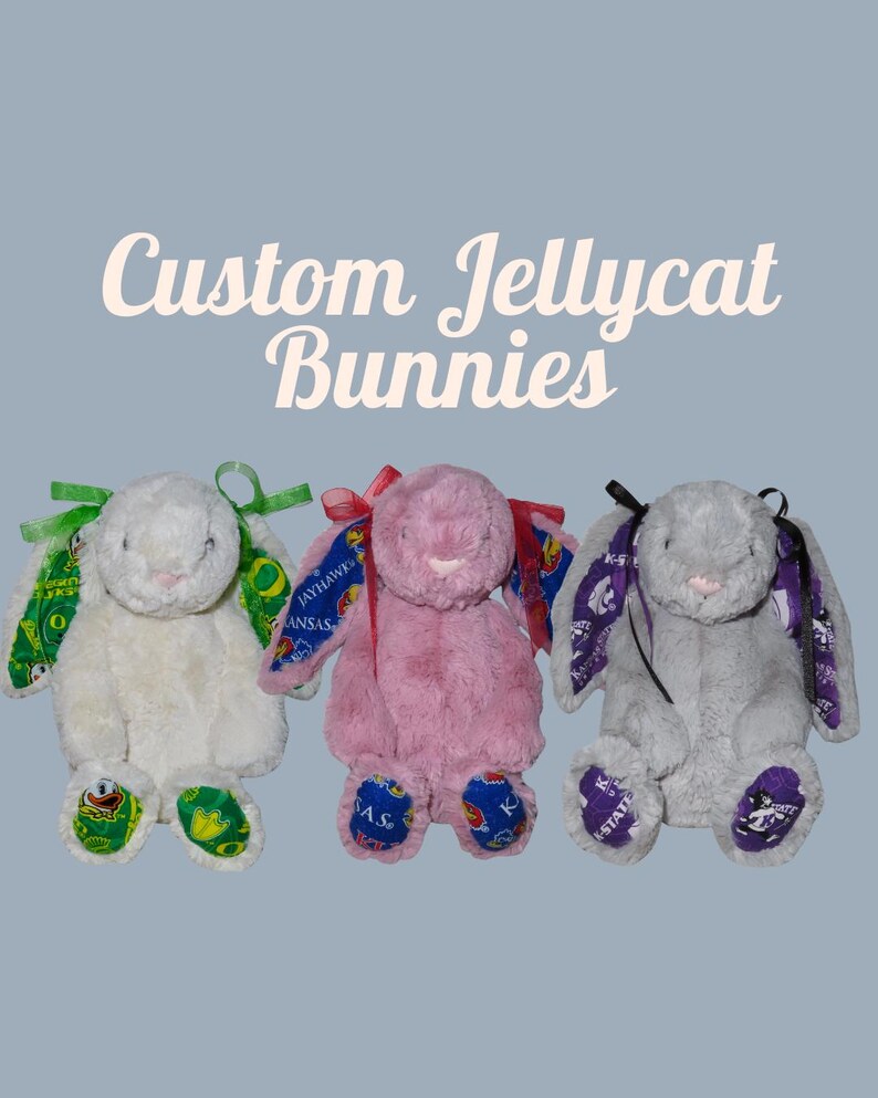 Custom Jellycat Bunny - Etsy
