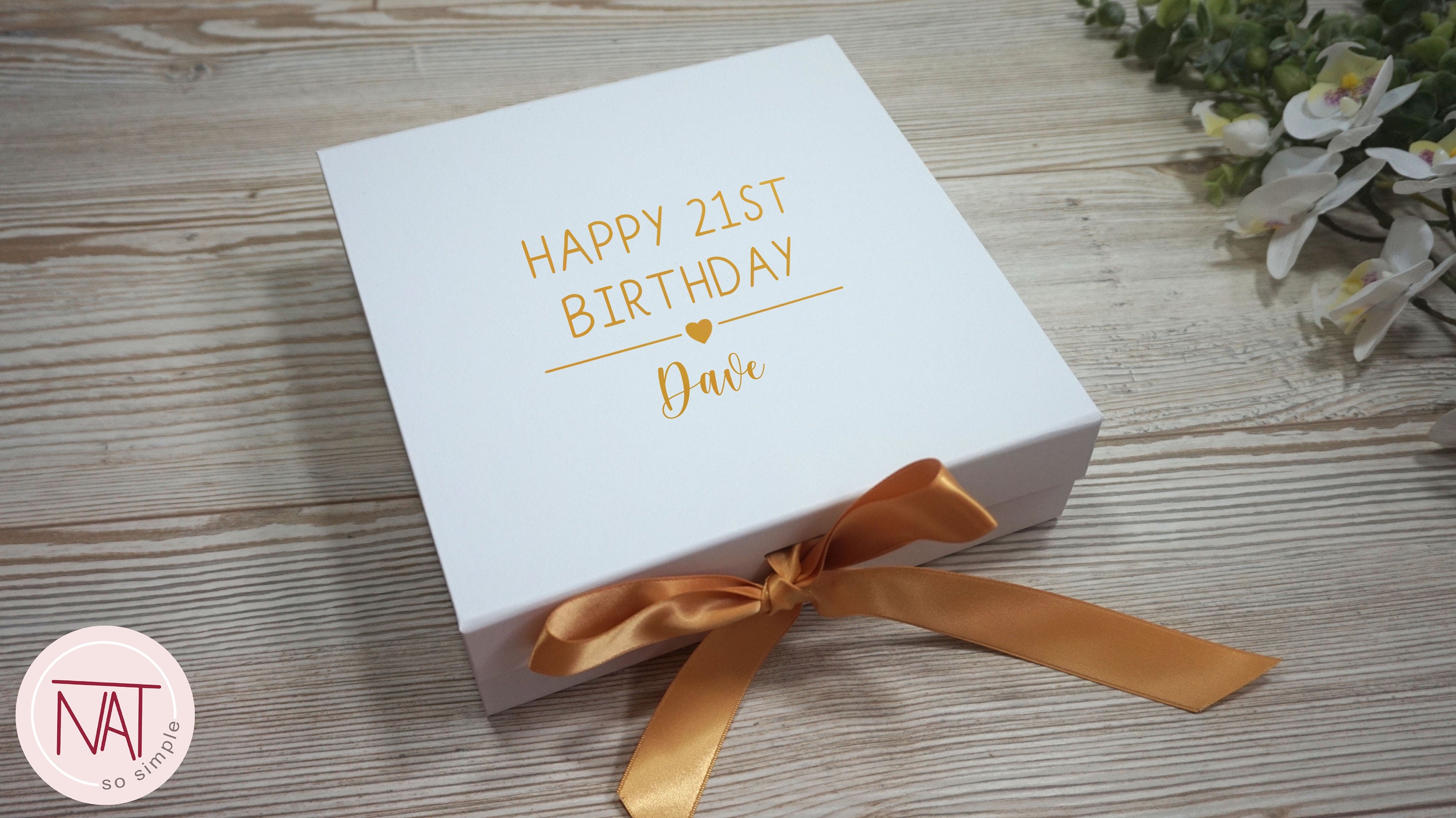 Personalised Birthday Boxes Any Text Happy Birthday Gift - Etsy UK