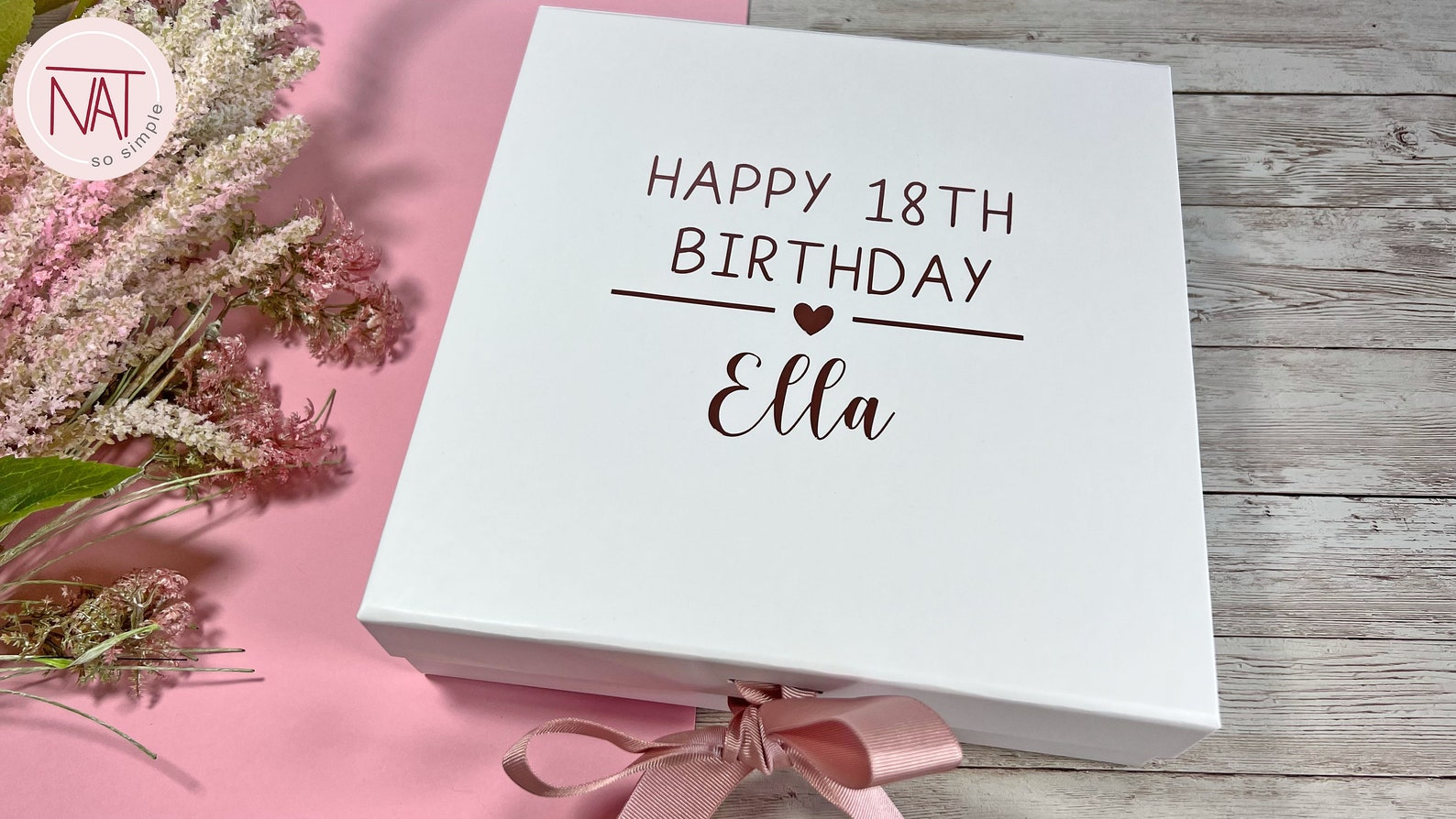 Personalised Birthday Boxes Any Text Happy Birthday Gift - Etsy UK