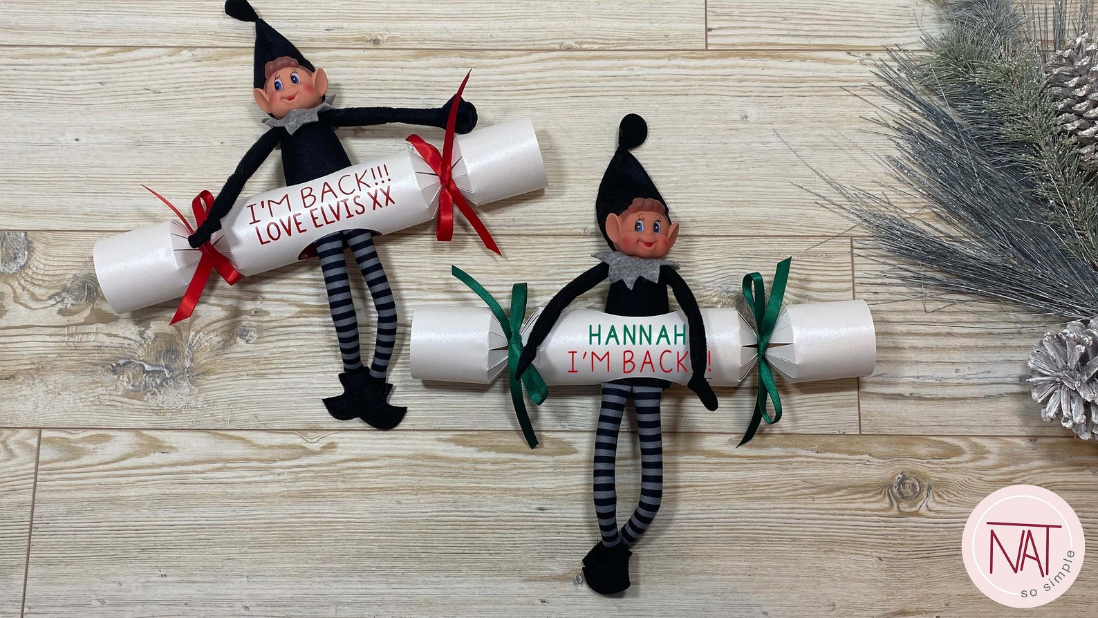 Children's Cracker Merry Christmas Cracker Elf Cracker - Etsy UK