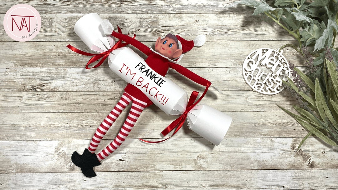 Children's Cracker Merry Christmas Cracker Elf Cracker - Etsy UK