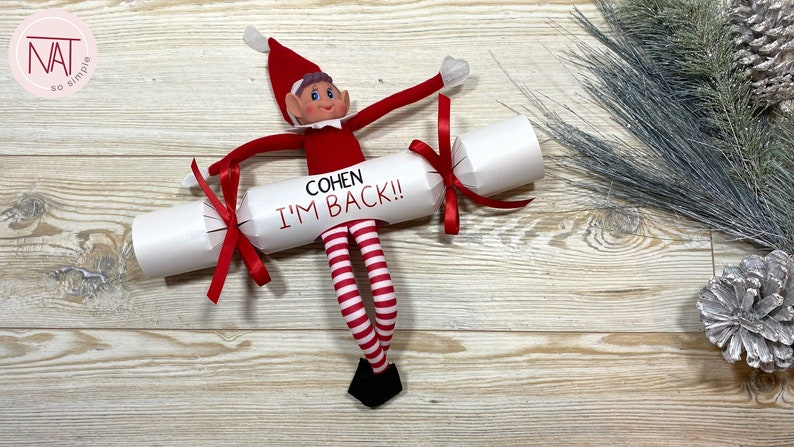 Children's Cracker Merry Christmas Cracker Elf Cracker - Etsy UK
