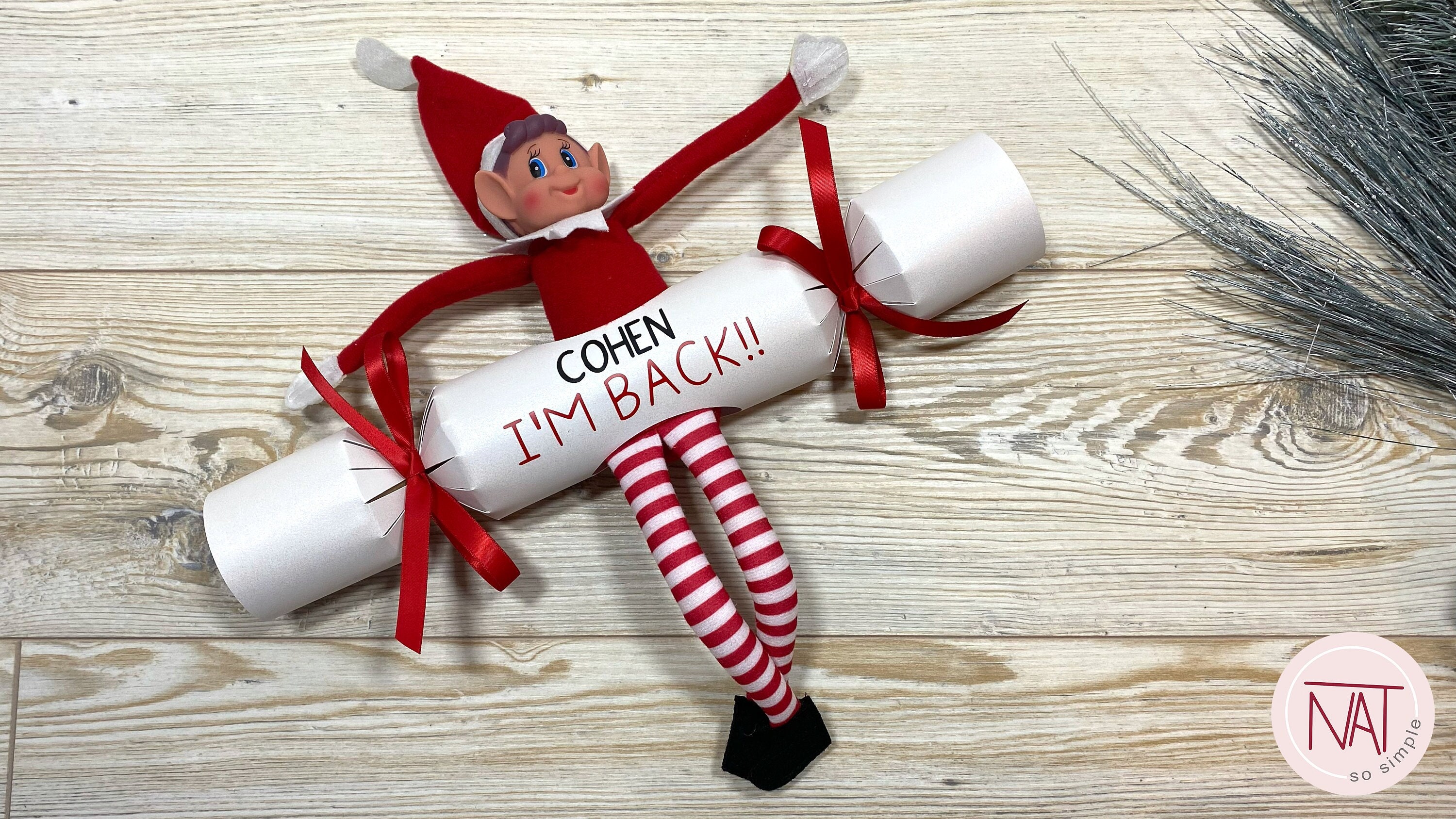 Children's Cracker Merry Christmas Cracker Elf Cracker - Etsy UK