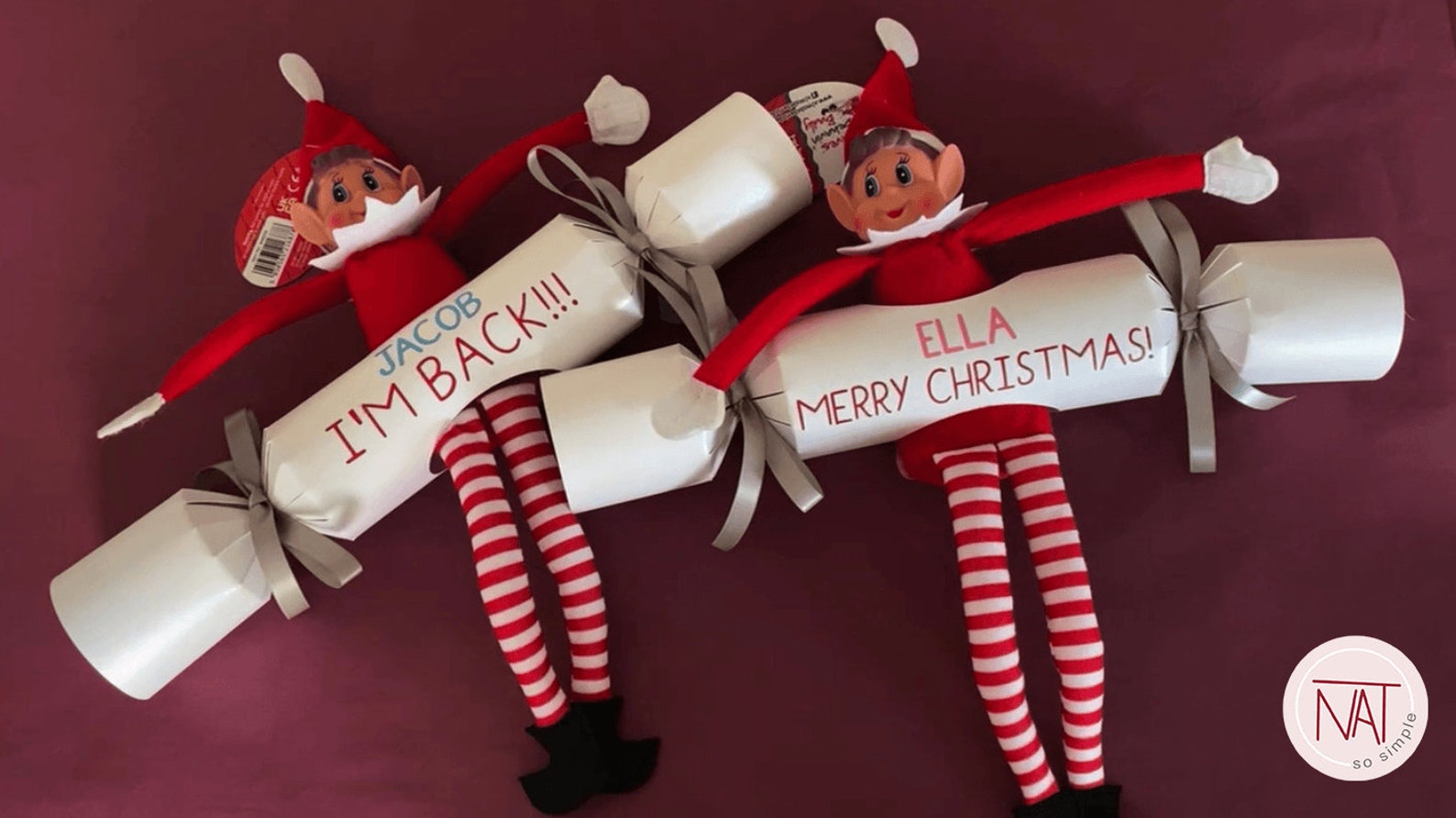 Children's Cracker Merry Christmas Cracker Elf Cracker - Etsy UK