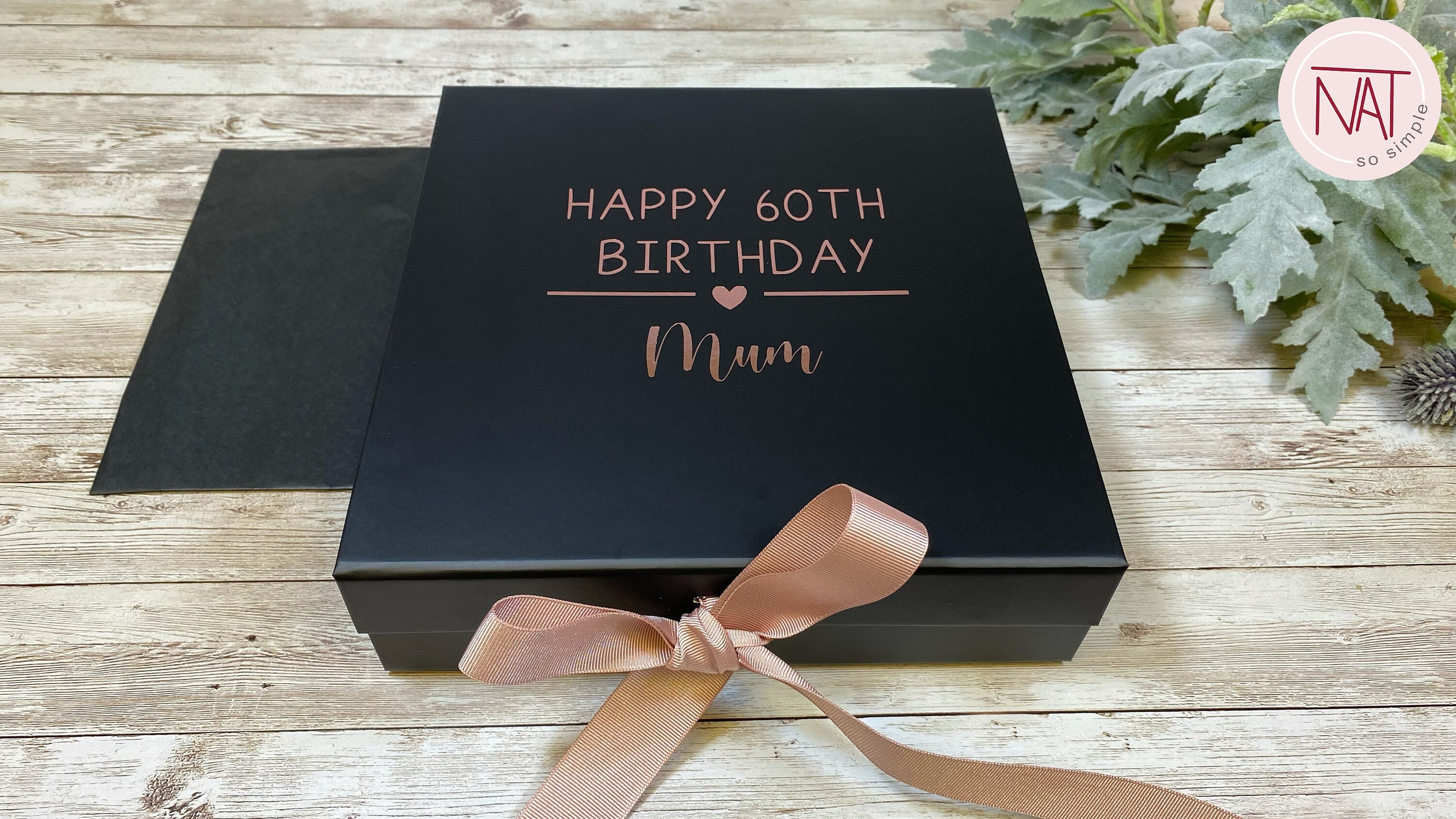 Personalised Birthday Boxes Any Text Happy Birthday Gift - Etsy UK