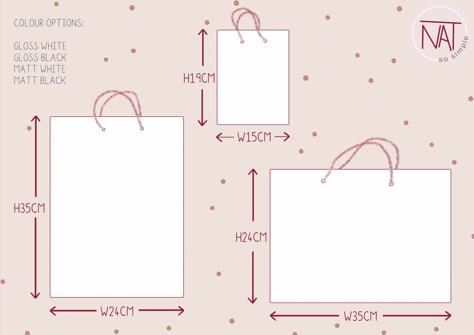 Custom Gift Bags Any Text Happy Birthday Gift Bag Personalised Gift ...