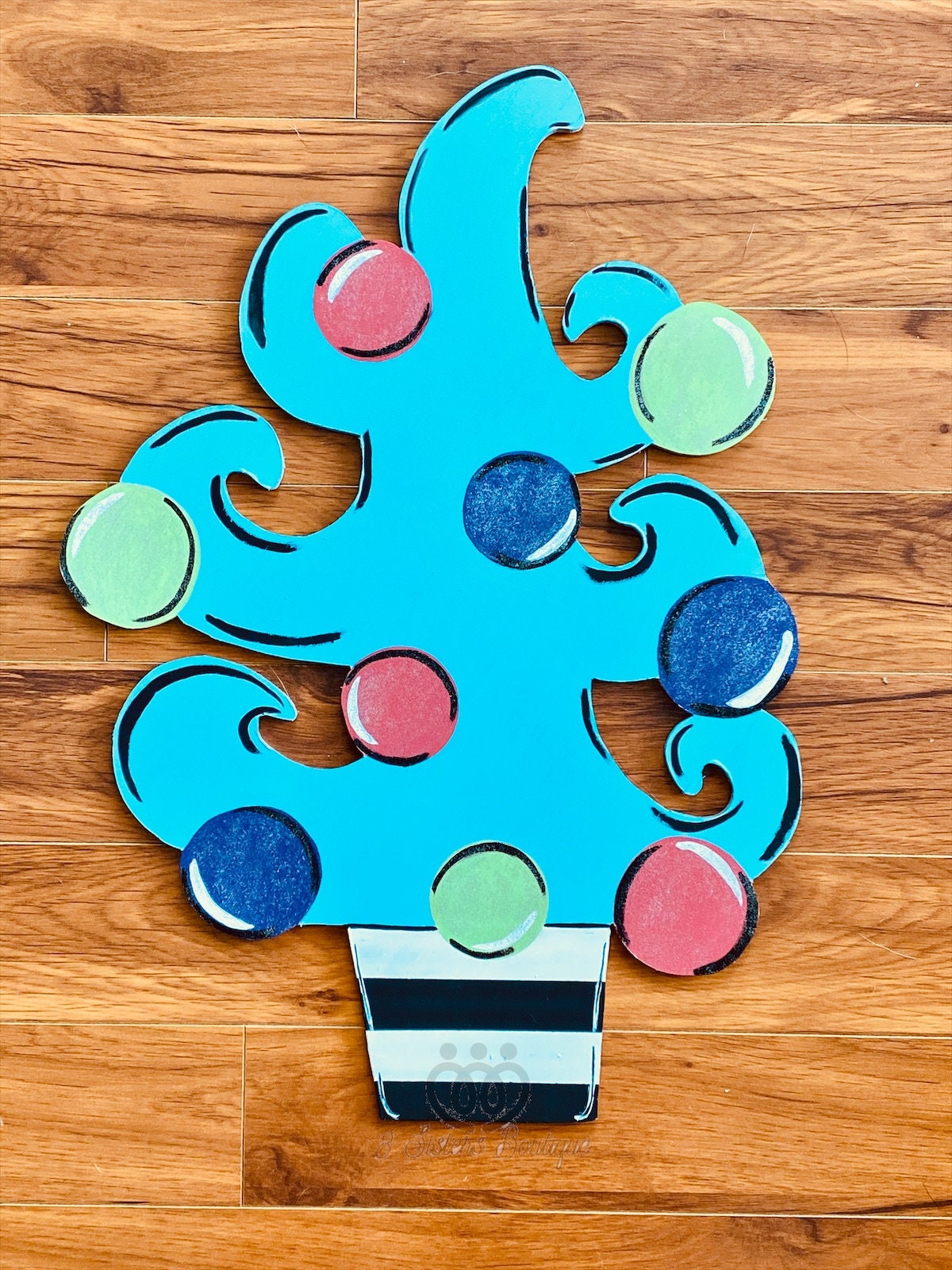 Whimsy tree unfinished wood cutout blank door hanger | Etsy