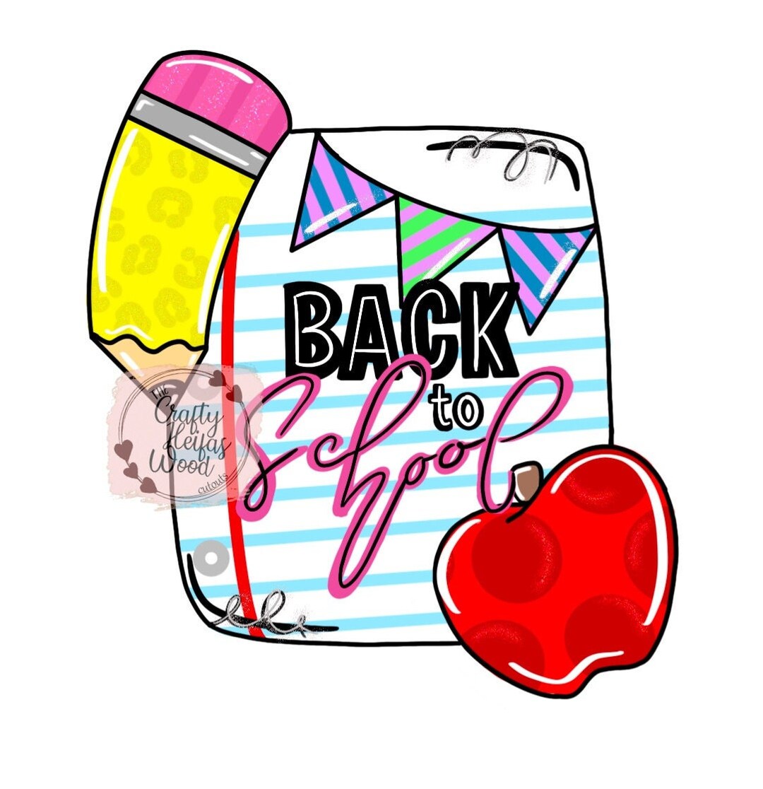 TEMPLATE: Back to School; Apple; Pencil; Chalkboard; Teacher; Door ...