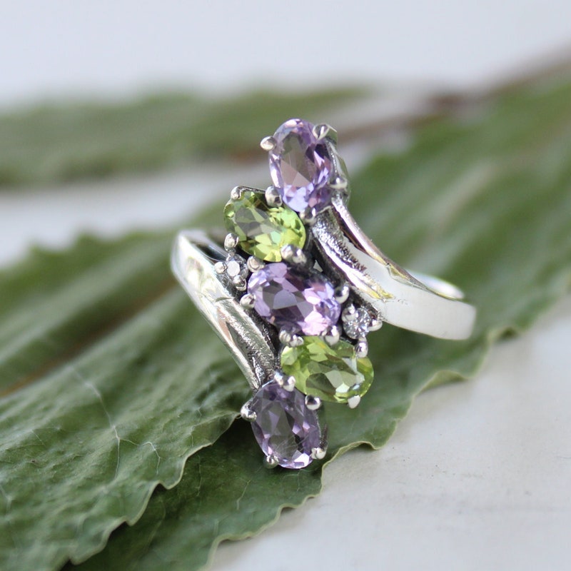 Peridot Ring - Etsy