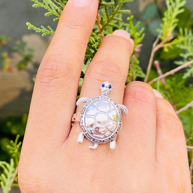 Turtle Ring - Etsy