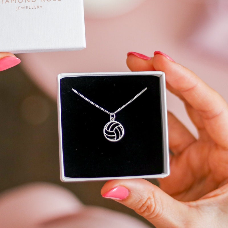 Volleyball Necklace - Etsy