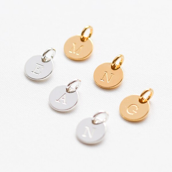 Initial Charm - Etsy