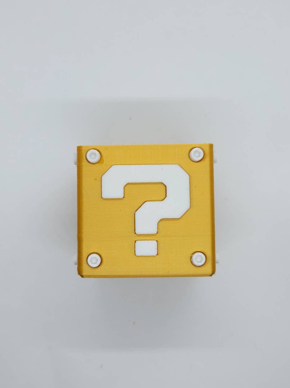 Mario Question Block Switch Game Holder 3D Printed | Etsy