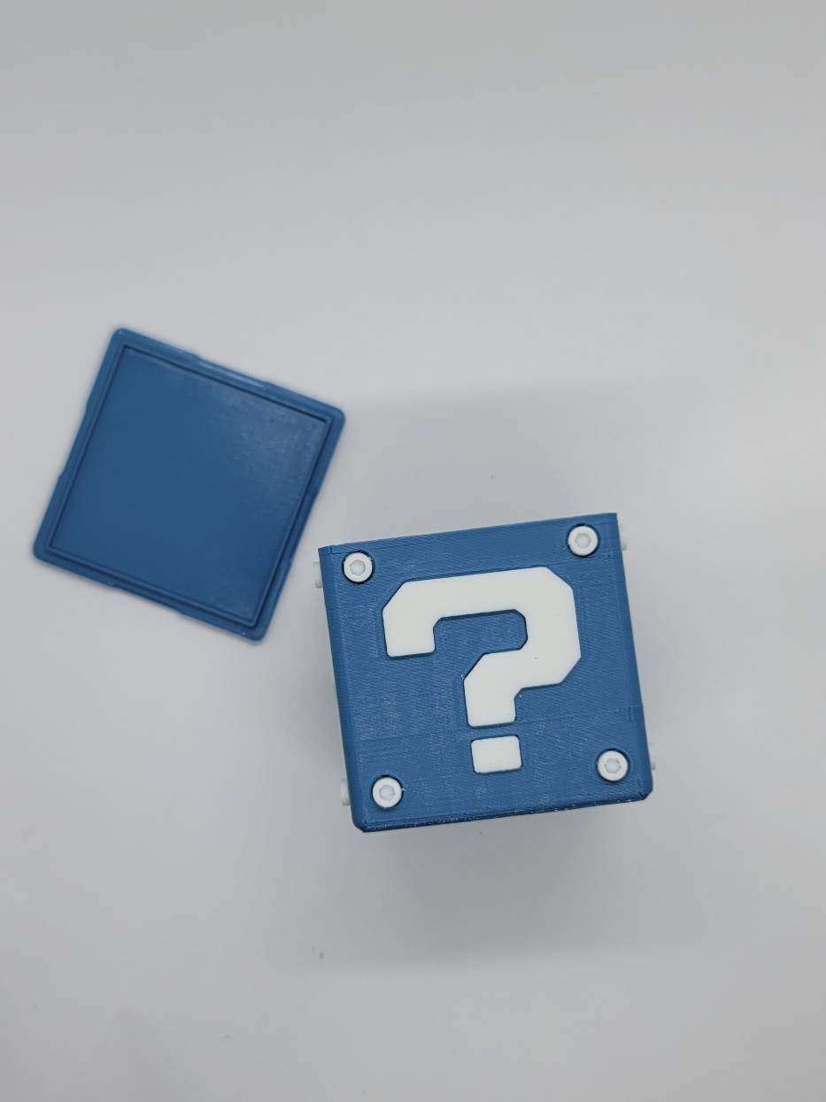 Mario Question Block Switch Game Holder 3D Printed | Etsy