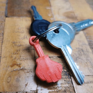 Middle Finger Keychain (3D Printed) -designed by Tomodesigns - Etsy