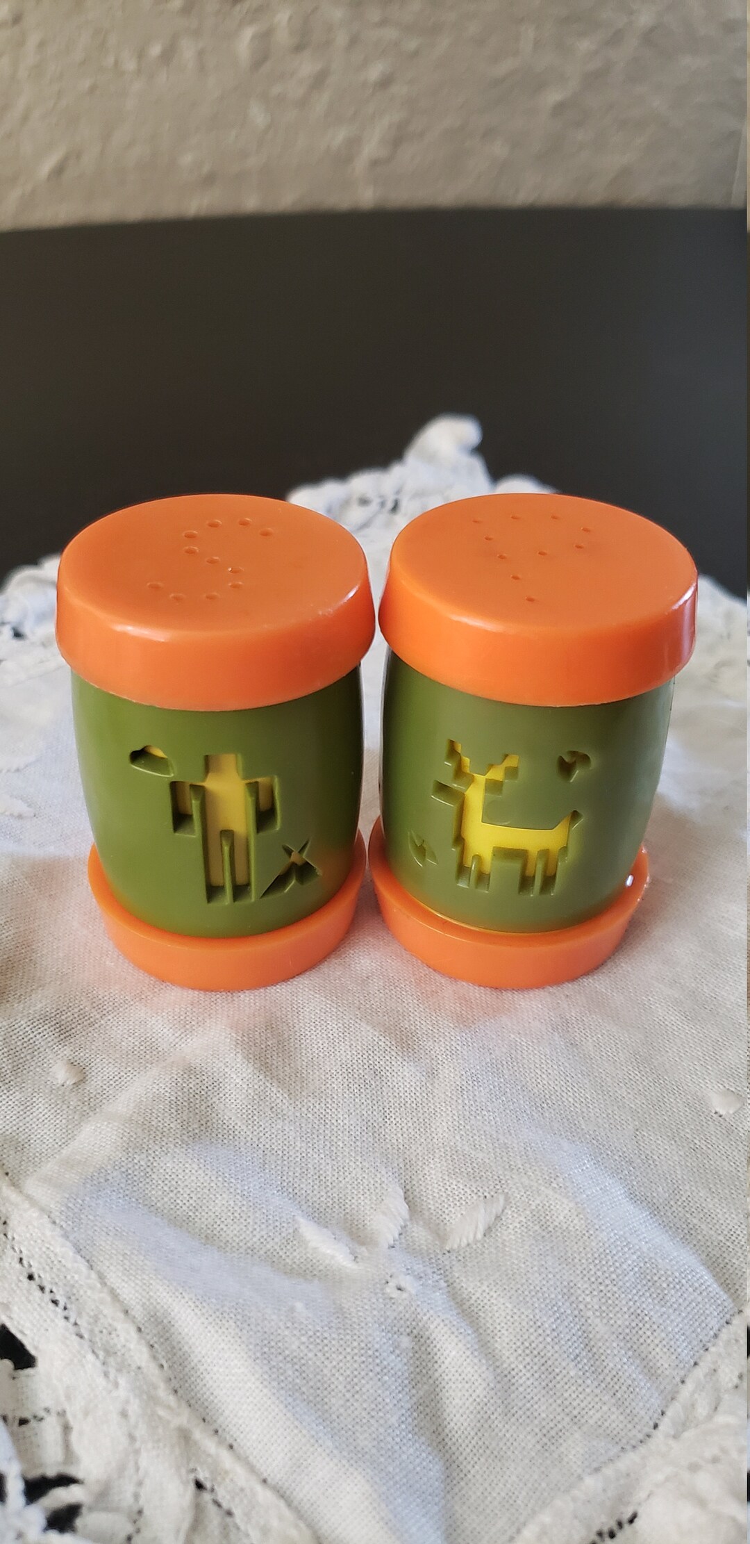 Vintage Salt and Pepper Shakers Native American 1960s - Etsy