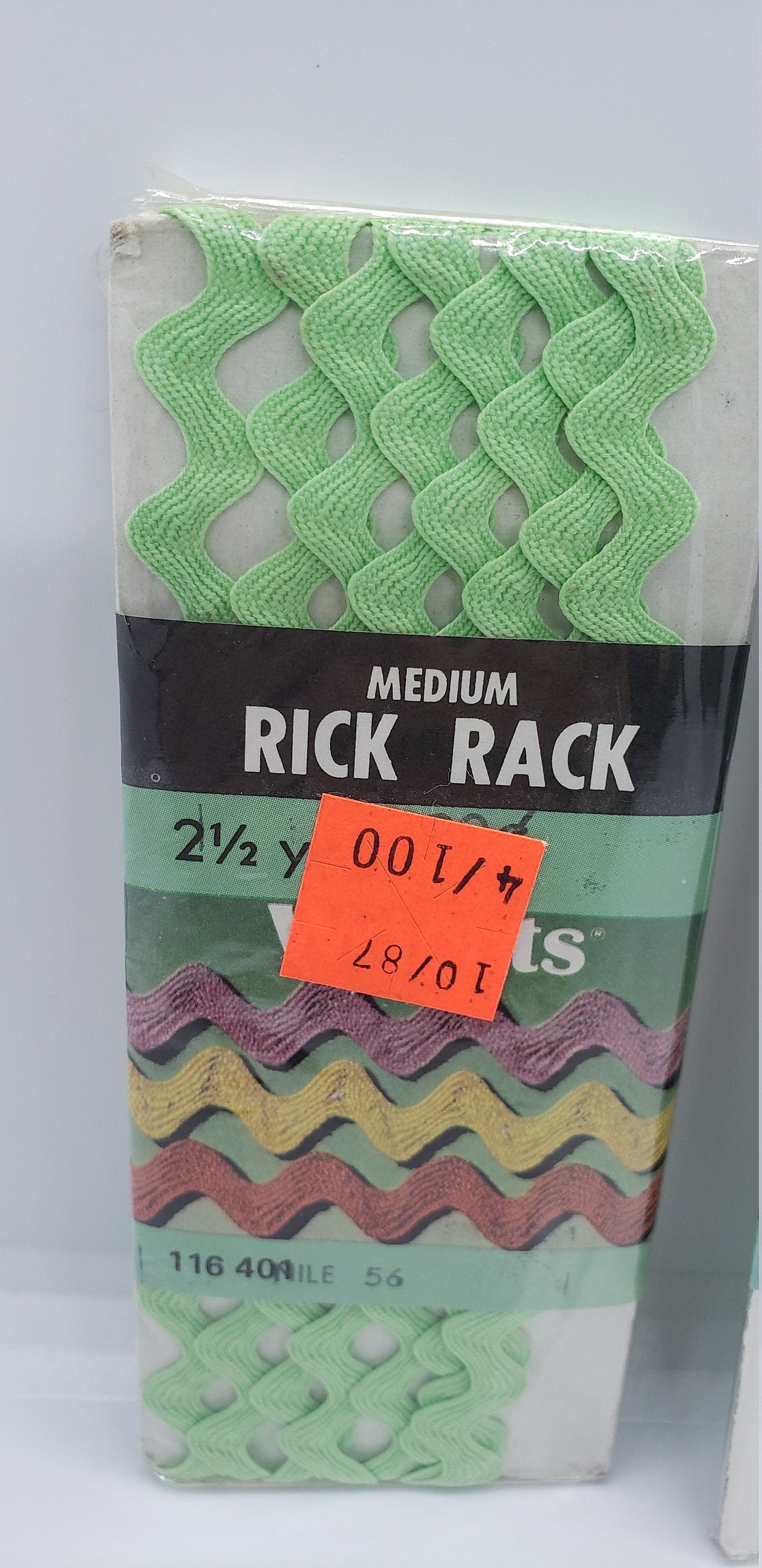 8 Unopened Vintage Rick Rack Trim Lot Mint Black Beige - Etsy UK