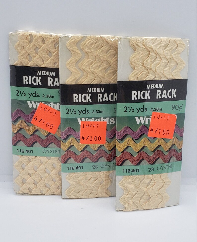 Sewing Lace & Trim Notions Unopened vintage Rick rack etna.com.pe