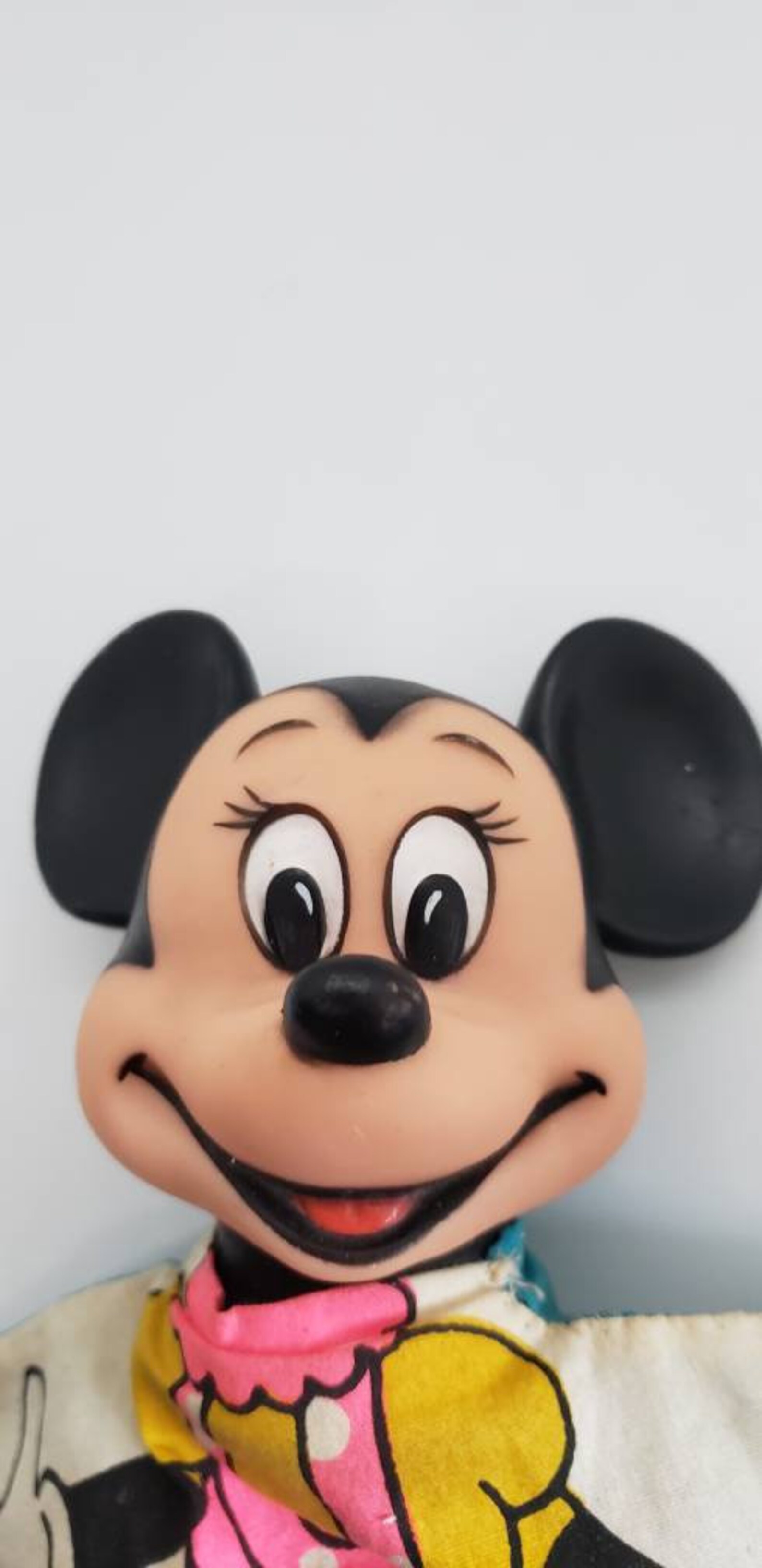 Vintage Disney Minnie Mouse Hand Puppet avec Squeaker - Etsy France