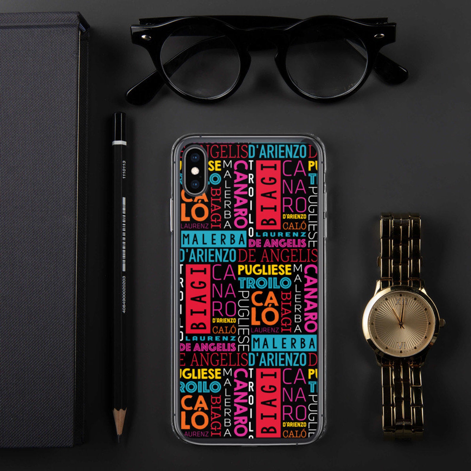 Tango Orchestras Funda para iPhone en Negro / Funda para Teléfono Tango ...