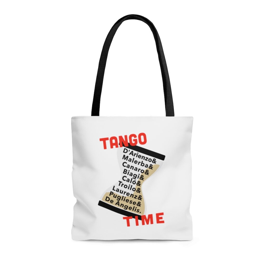 Tango Time Tote Bag 16x16" | Tango Gift | Tango Dancer | Tango Music ...