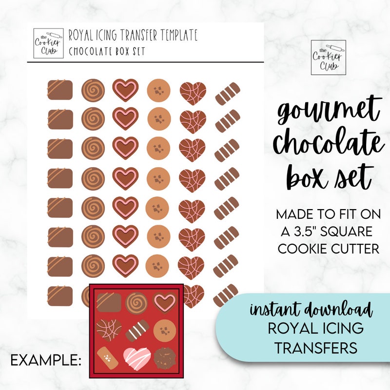 Chocolate Transfers - Etsy