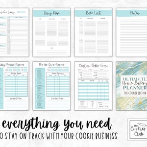 The Ultimate Home Bakery Planner - the Cookier Edition - Lifetime Use ...
