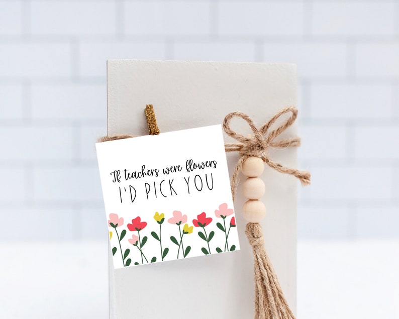If Teachers Were Flowers Printable Teacher Appreciation - Etsy