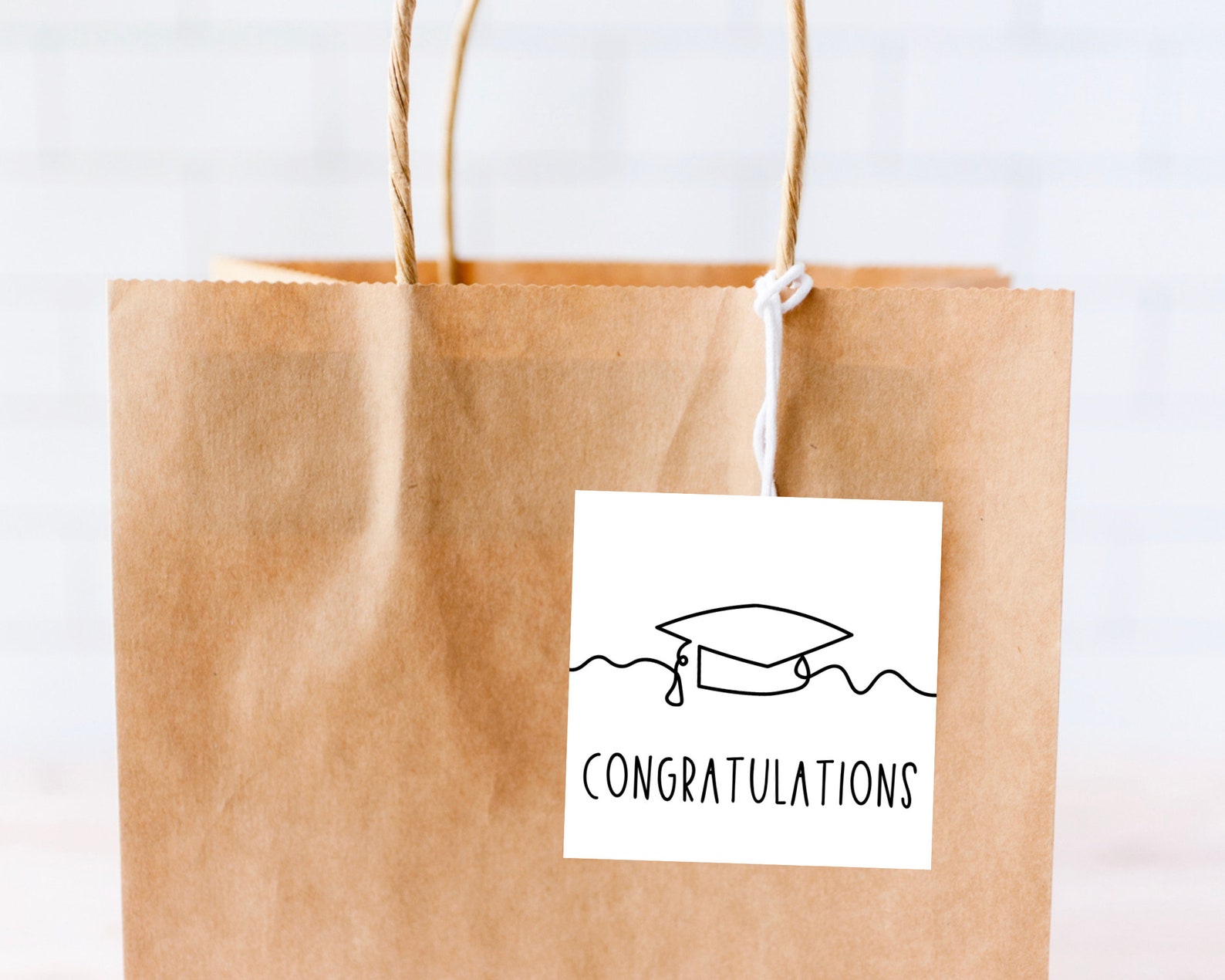 Congratulations Graduate - Printable Graduation Tag - Cookie Tag - Gift ...