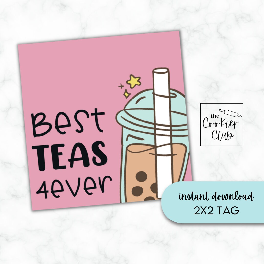Best Teas Forever - Teacher Gift - Valentine's Day - Gift Tag ...