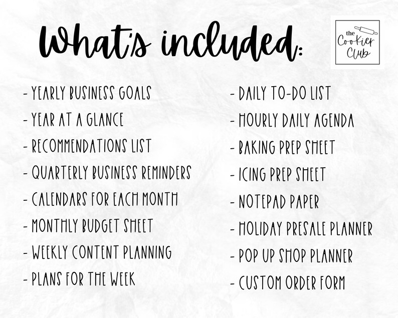 The Ultimate Home Bakery Planner - the Cookier Edition - Lifetime Use ...