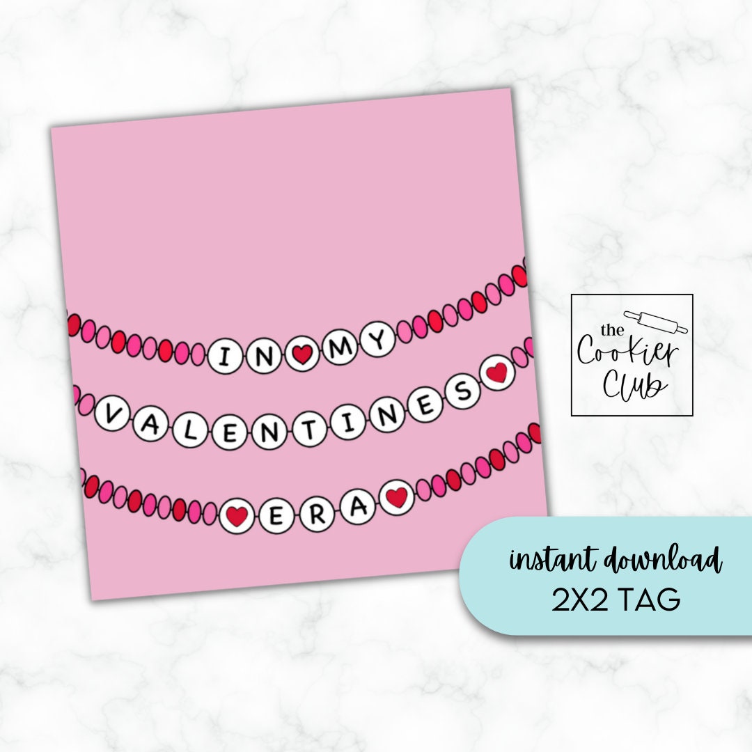 In My Valentine's Era - Friendship Bracelet - Valentine's Day - Swiftie ...