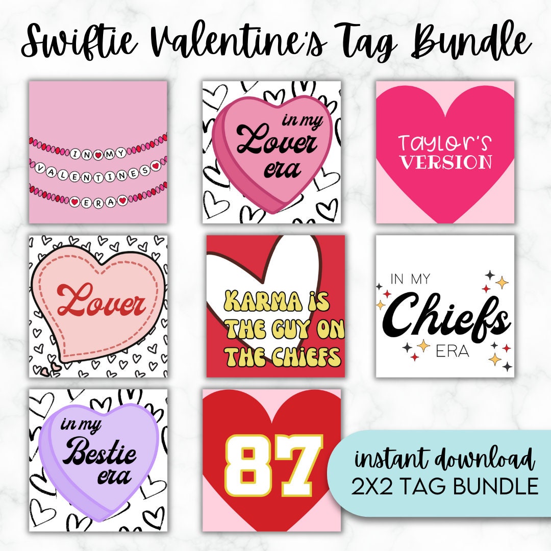 TS Valentine's Era BUNDLE - Valentine's Day - Swiftie - Printable ...