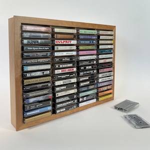 60 Cassette Tape Holder, Organizer, Rack, Storage - Etsy