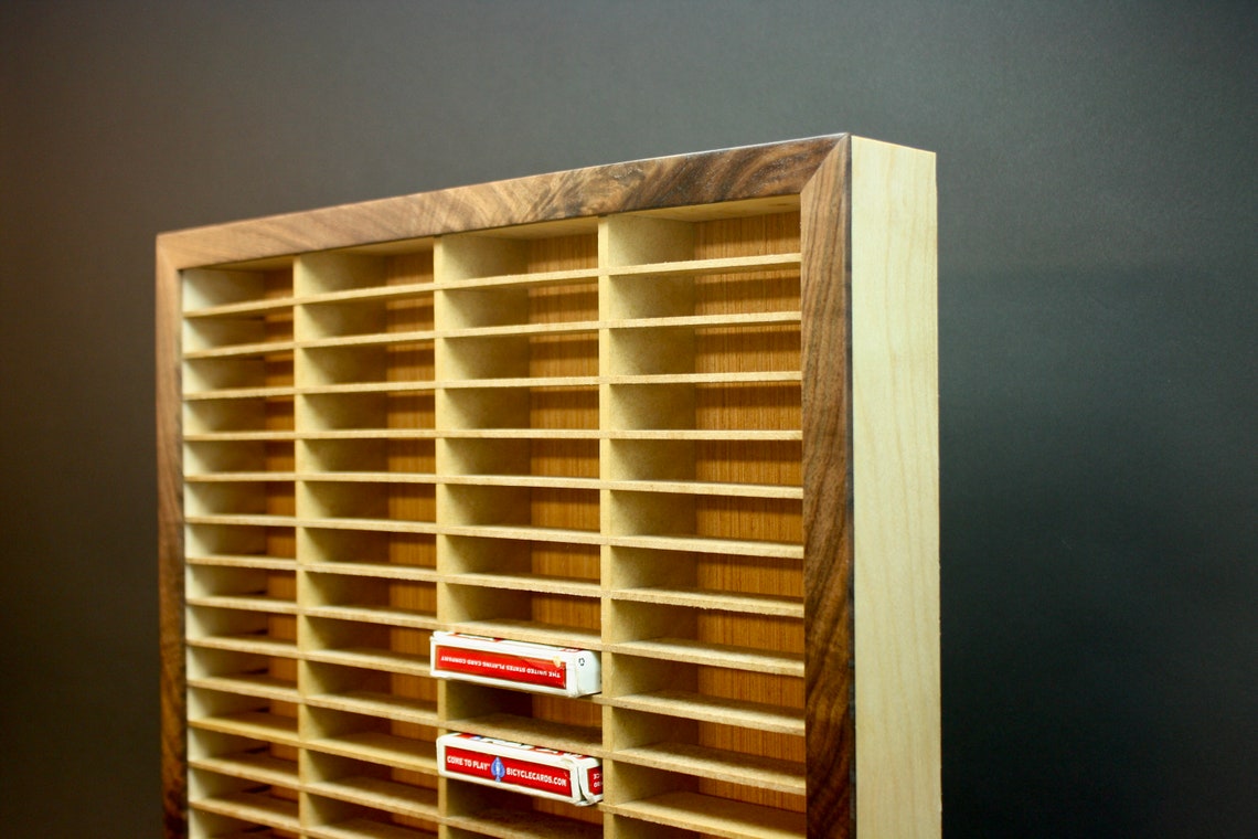 68 Slot Playing Card Shelf - Etsy