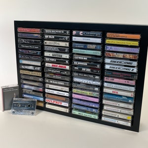 60 Cassette Tape Holder, Organizer, Rack, Storage - Etsy