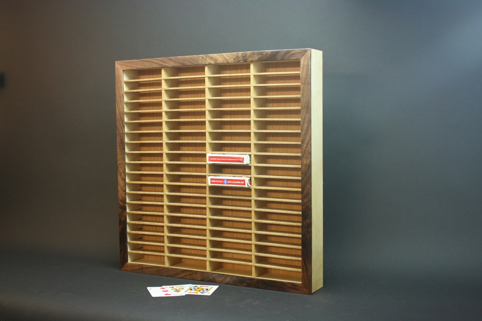 68 Slot Playing Card Shelf - Etsy