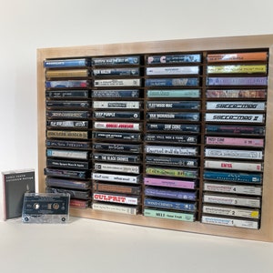 60 Cassette Tape Holder, Organizer, Rack, Storage - Etsy