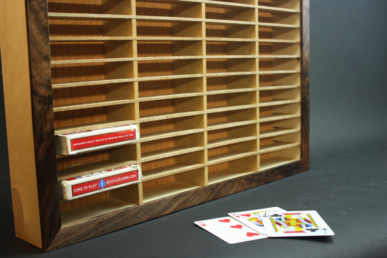68 Slot Playing Card Shelf - Etsy