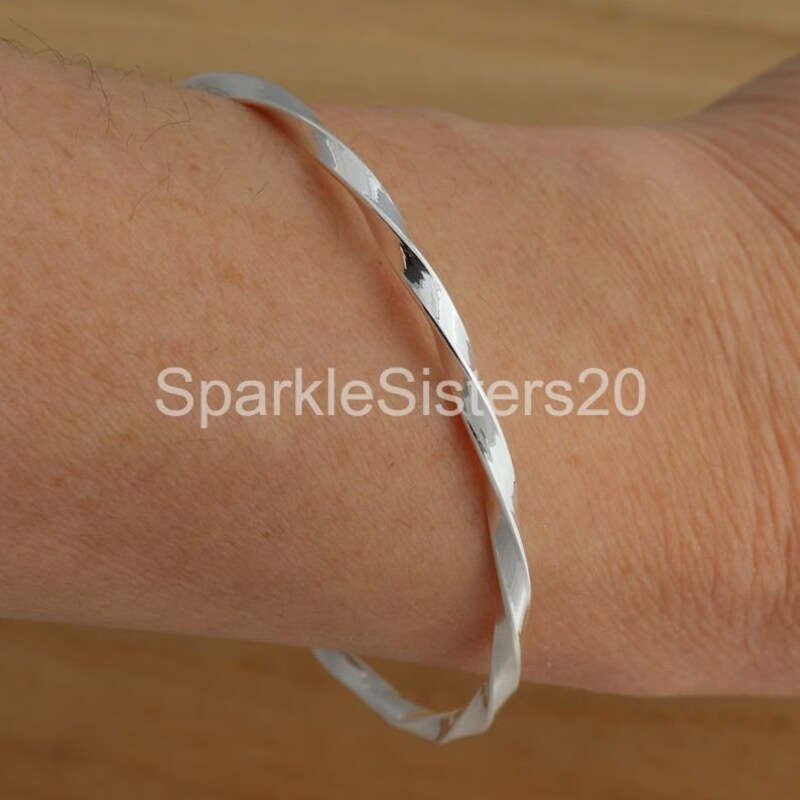 Sterling Silver Bracelets - Etsy