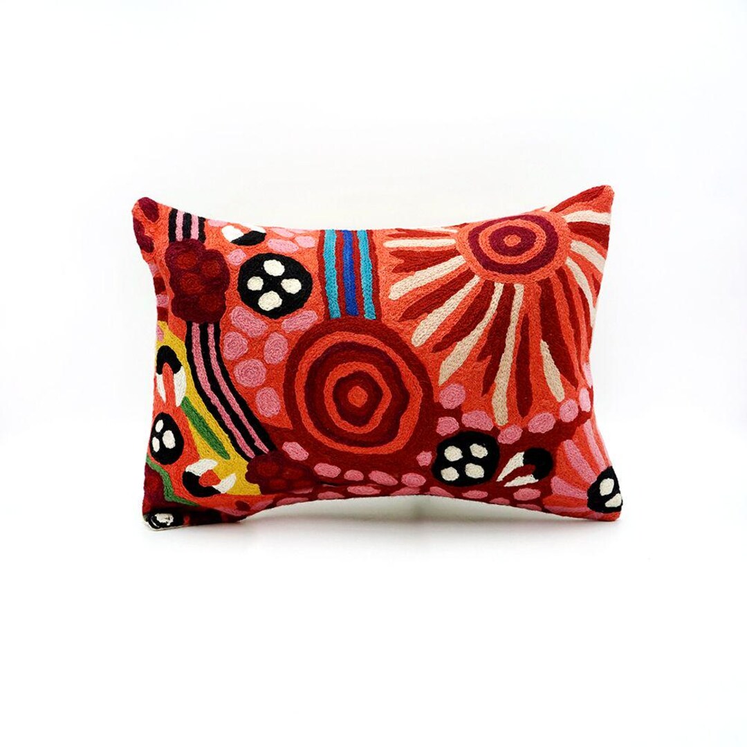 Cushion Cover - Australian Aboriginal Indigenous Design - FAMILY AND ...