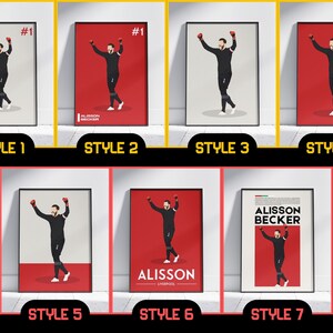 Alisson Becker Liverpool - Football Poster Gift, Gift for Him/her ...