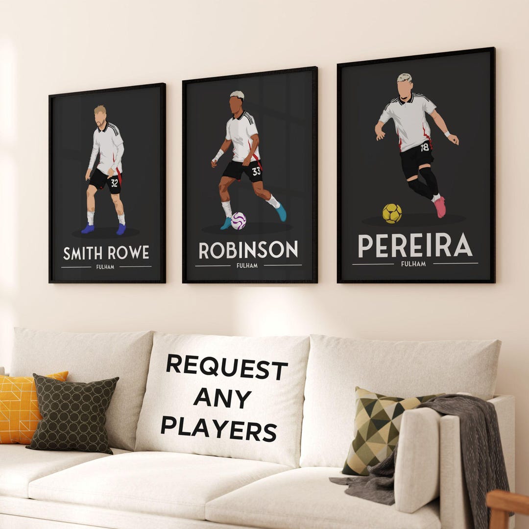 Fulham Gift Set - Football Posters Gift, Gift for Son/daughter, Fulham ...