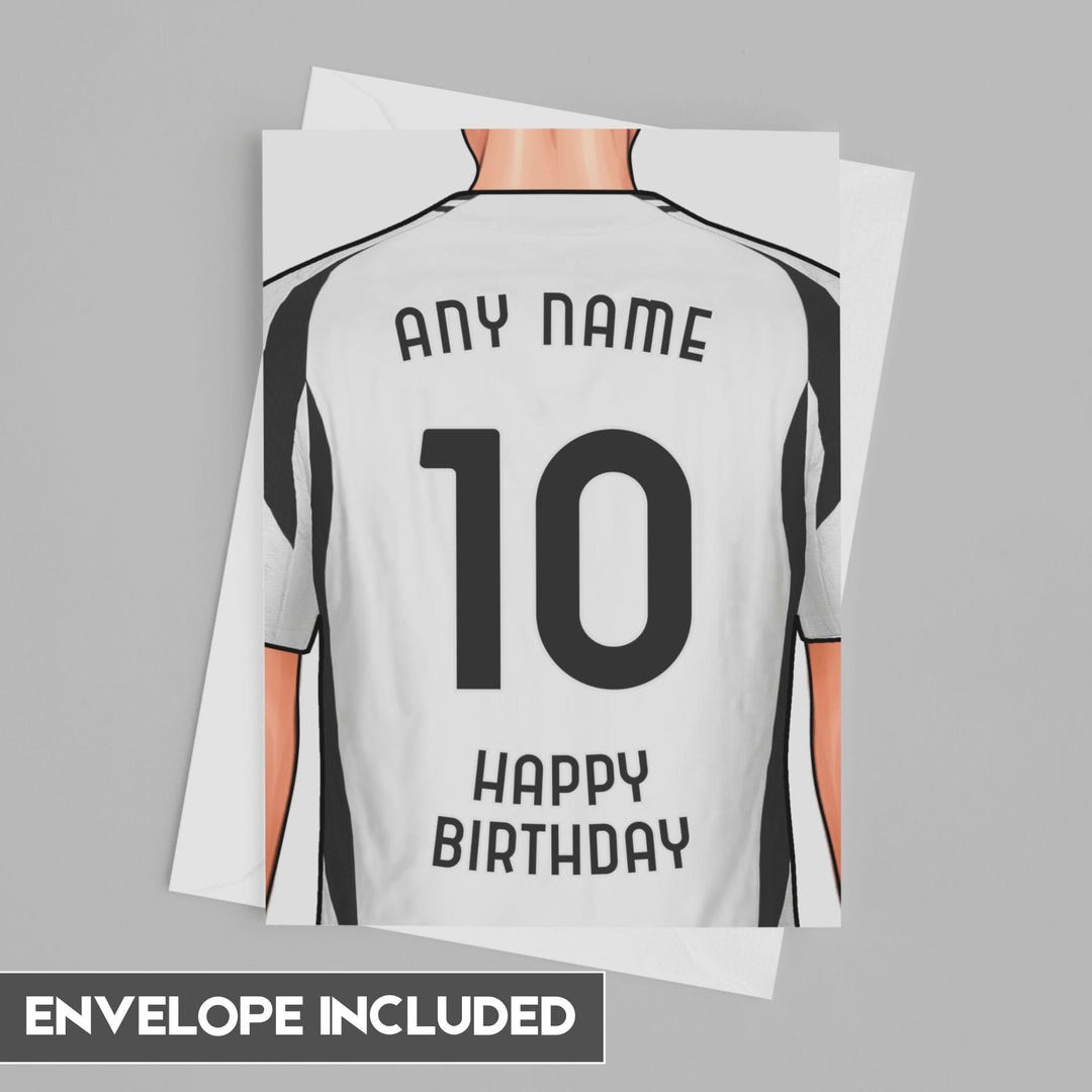 Juventus Birthday Card | Juventus Personalised Birthday Card | Fathers ...
