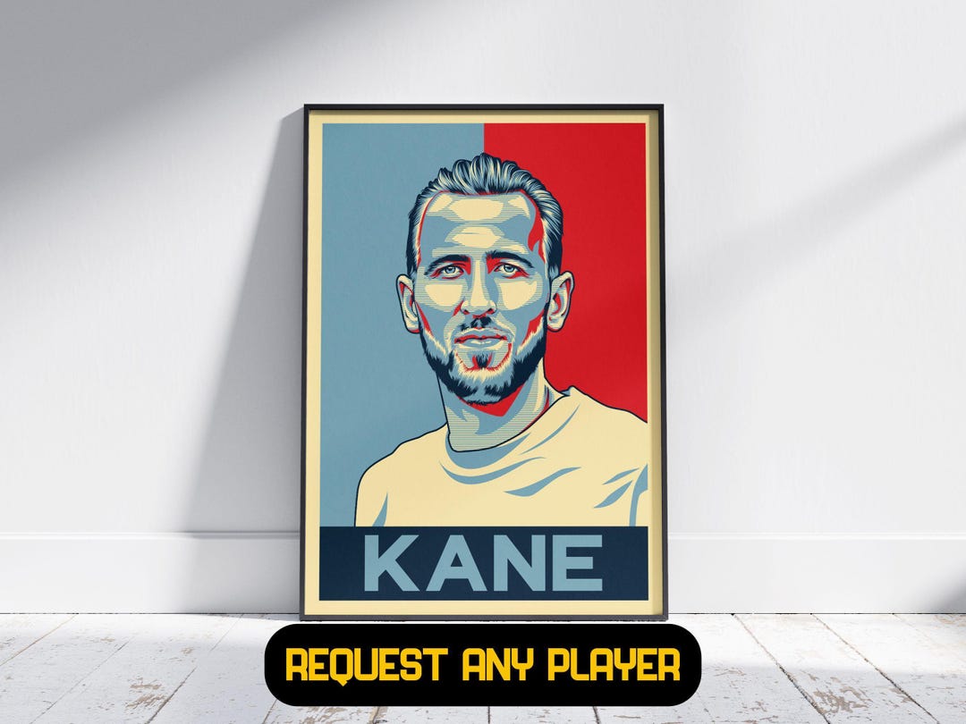 Harry Kane Hope Style - Football Poster Gift, Gift for Him/her, Harry ...