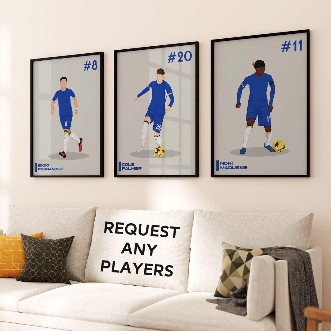 Chelsea Gift Set - Football Posters Gift, Gift for Son/daughter ...