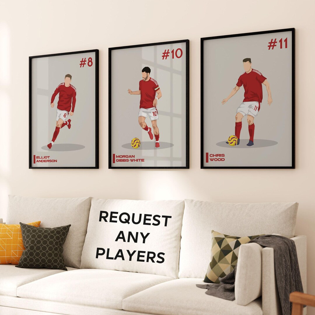 Nottingham Gift Set - Football Posters Gift, Gift for Son/daughter ...