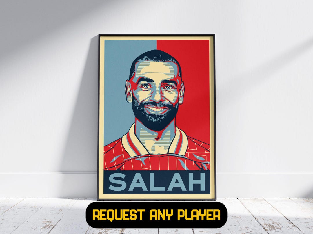 Mohamed Salah Hope Style - Football Poster Gift, Gift for Him/her ...
