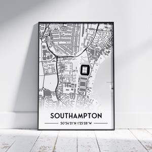 Southampton Stadium Gift - Football Poster Gift, Gift for Him/her ...