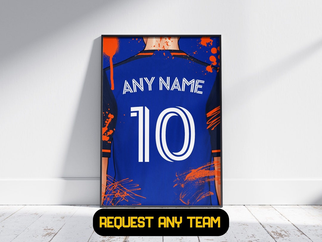 FC Cincinnati Gift Personalised - Soccer Poster Print, Gift for Him ...